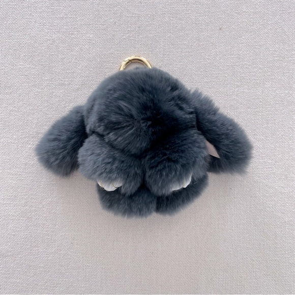 Accessories | Fuzzy Bunny Keychain | Poshmark